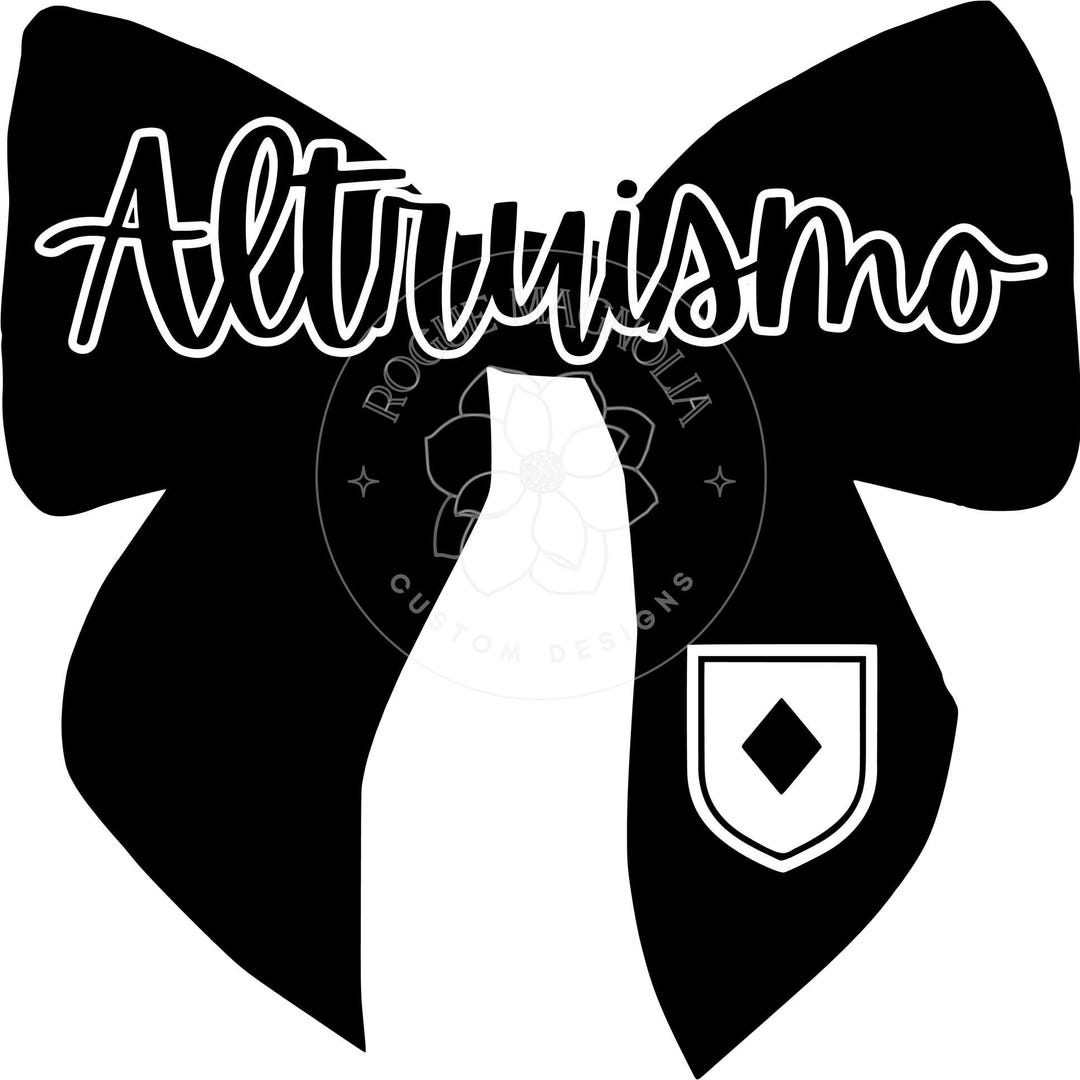Altruismo House Bow SVG - Etsy