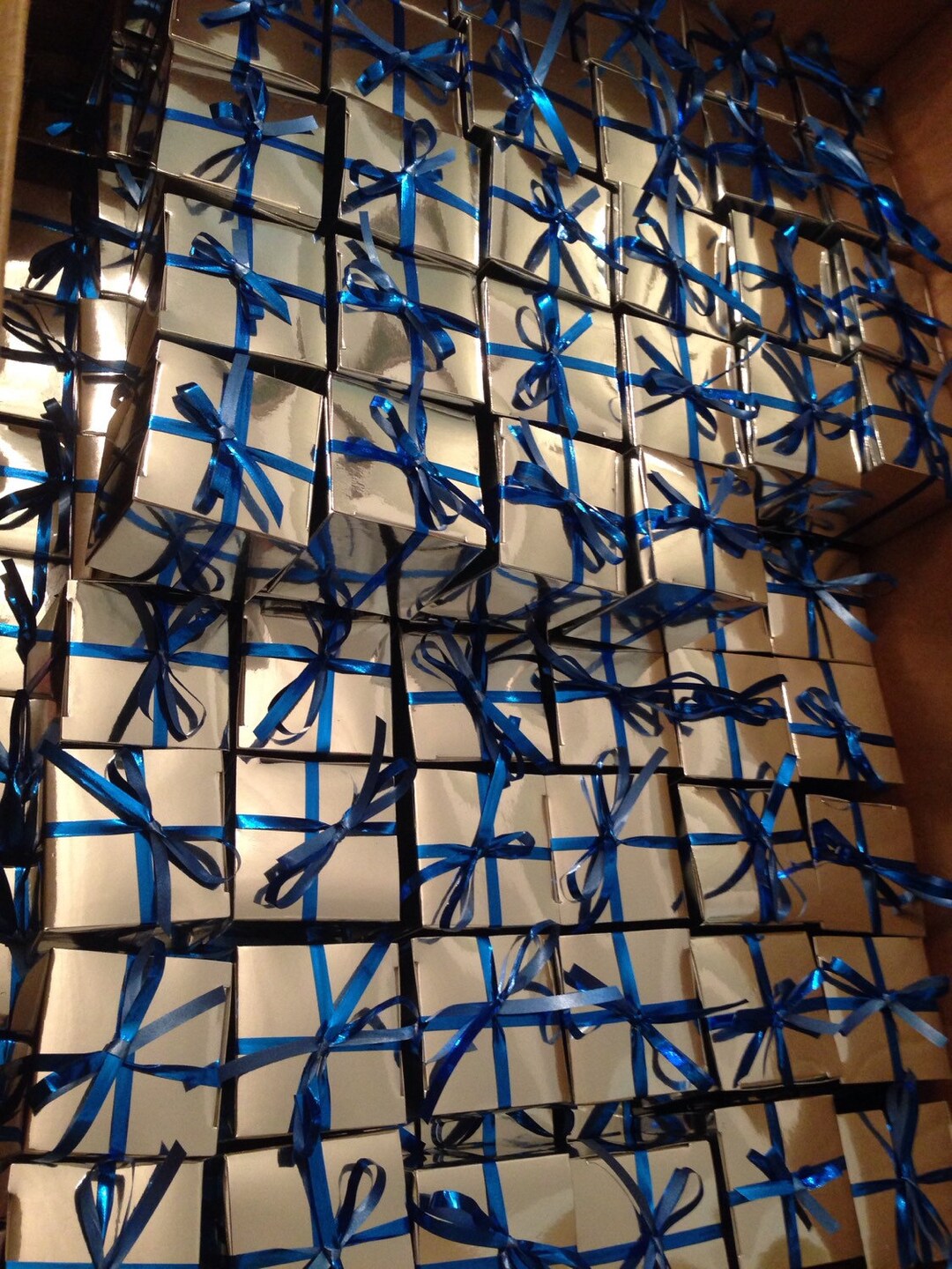 Silver Candy Boxes Filled With Gum, Candy and Chocolate - Perfect for ...