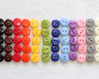 Small resin buttons | Etsy