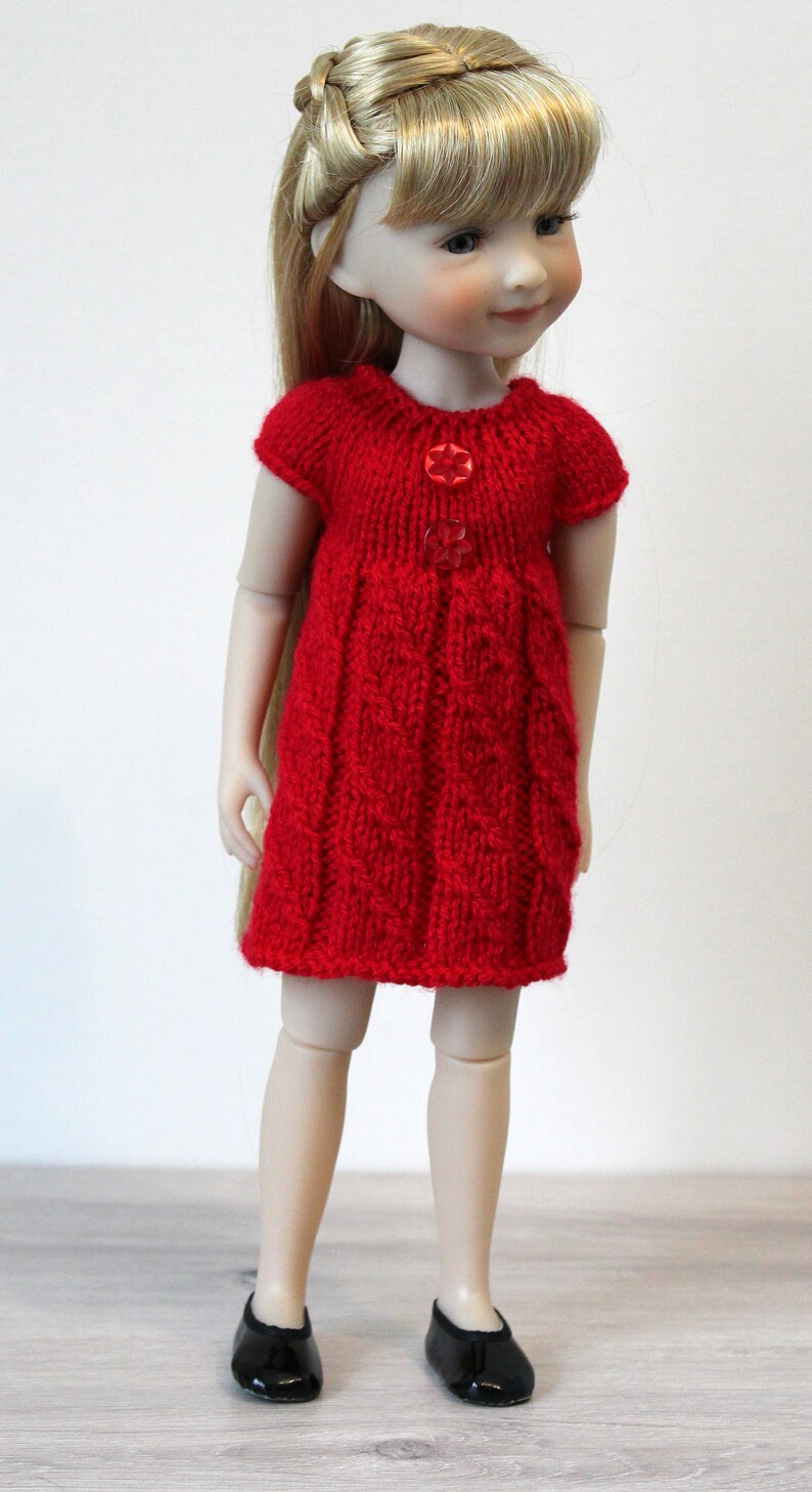 Knitting Pattern for Ruby Red Fashion Friends Dolls - Etsy UK