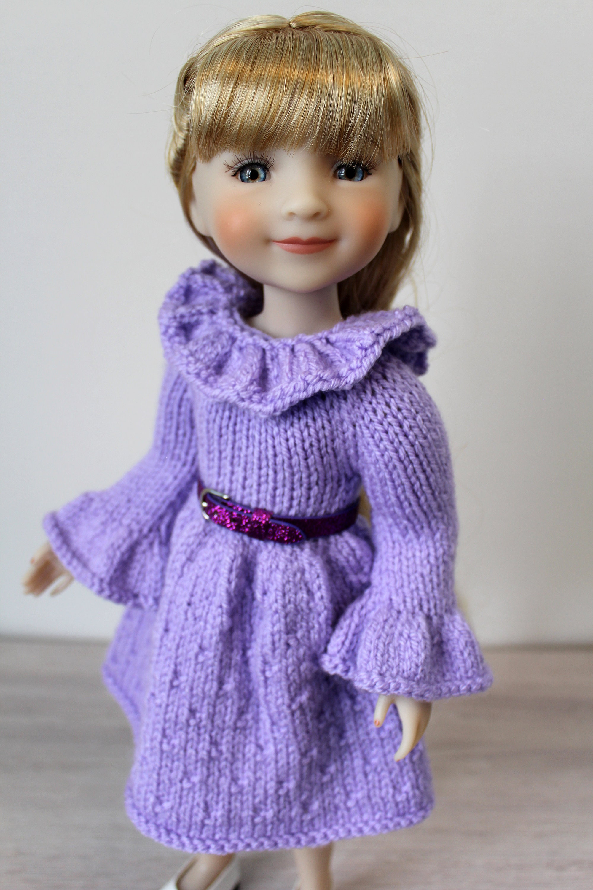 Knitting Pattern for Two Dresses for Ruby Red Fashion Friends Dolls (14 ...