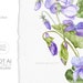 Violet Floral Clipart, Viola Spring Flowers, Heart Wreath, Spring ...
