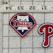 Philadelphia Phillies MLB Logo Iron-on No-sew Fabric Appliques 2pc Free ...