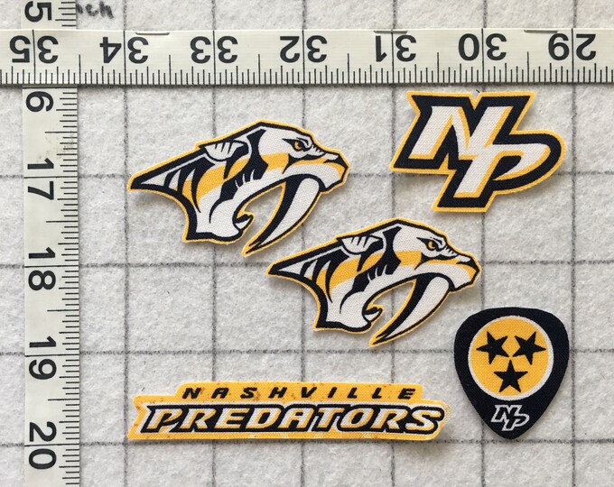 Nashville Predators NHL Hockey Logo Iron-on No-sew Fabric - Etsy