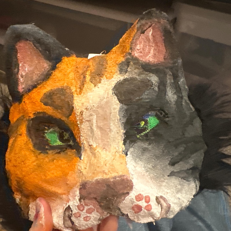 Calico Cat Therian Mask - Etsy