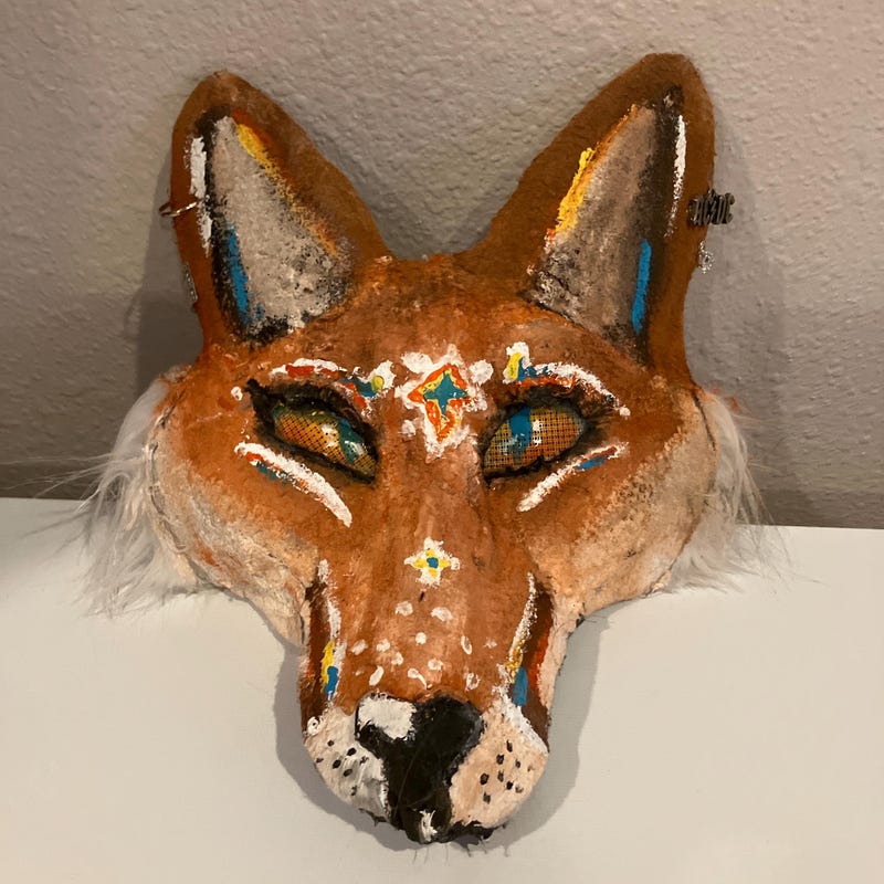 Red Fox Therian Mask - Etsy