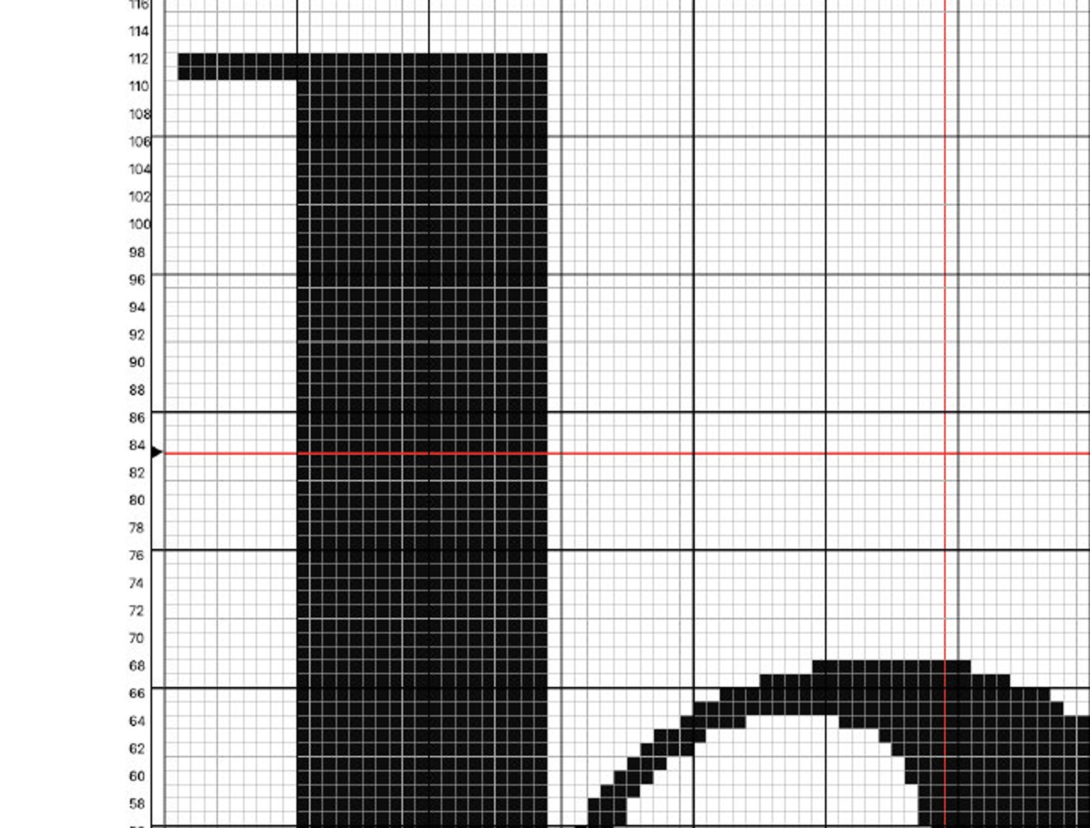 Hi Cross Stitch PDF Pattern - Entryway Decoration, Minimalist Home ...