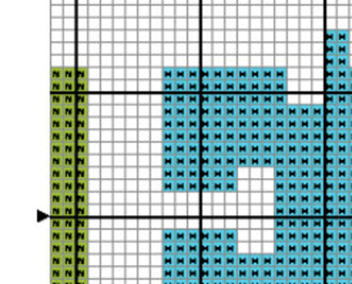 Colorful Name Sign Custom Cross Stitch PDF Pattern Baby - Etsy