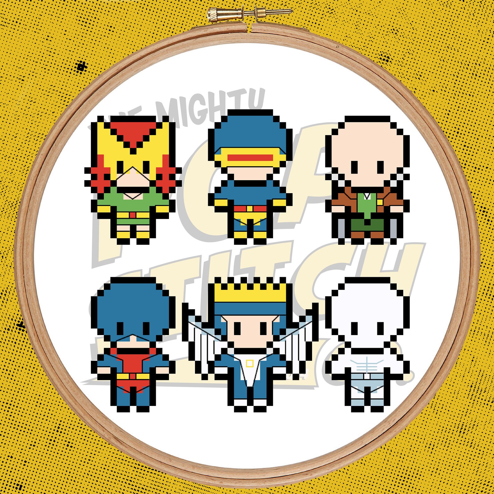 Marvel Comics the Original X-men Cross Stitch PATTERN ONLY - Etsy UK