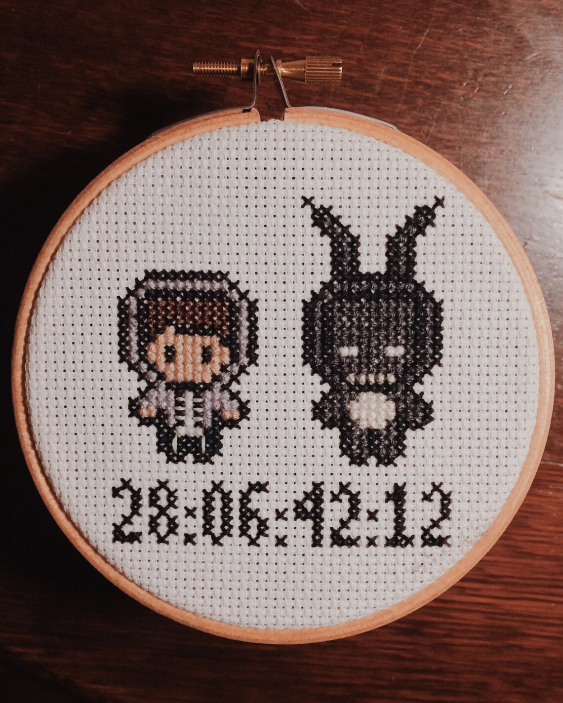 Donnie Darko - 28.06.42.12 - Cross Stitch (PATTERN ONLY) - Etsy