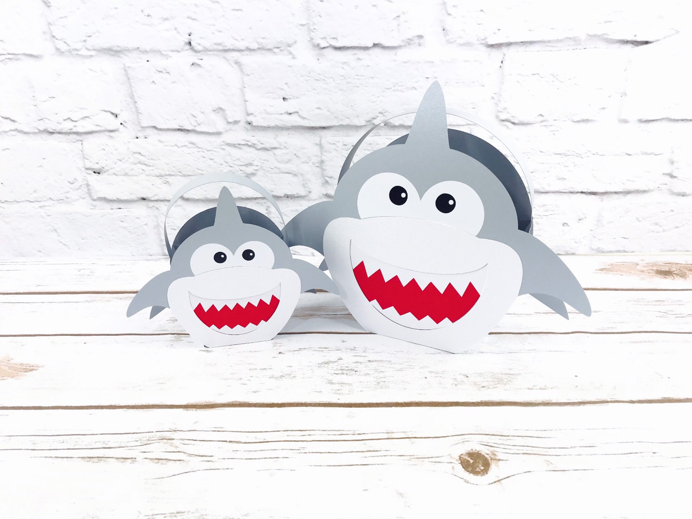 Shark Party Favor/shark Party Box/shark Treat Box/beach Party - Etsy