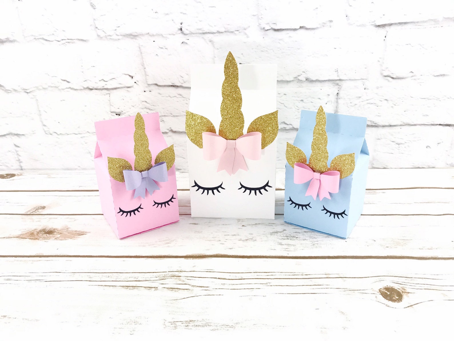 Unicorn Milk Carton Party Box/unicorn Treat Box/unicorn Goody Box ...