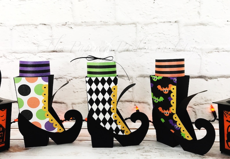 Witch Boot Halloween Party Favor Bags - Etsy