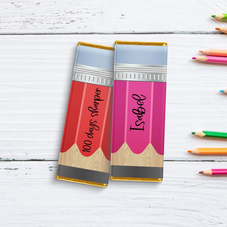 Personalized Teacher Appreciation Gifts, Chocolate Candy Bar Pencil ...