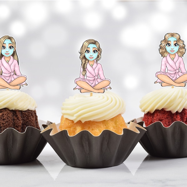 Spa Party Cupcakes - Etsy