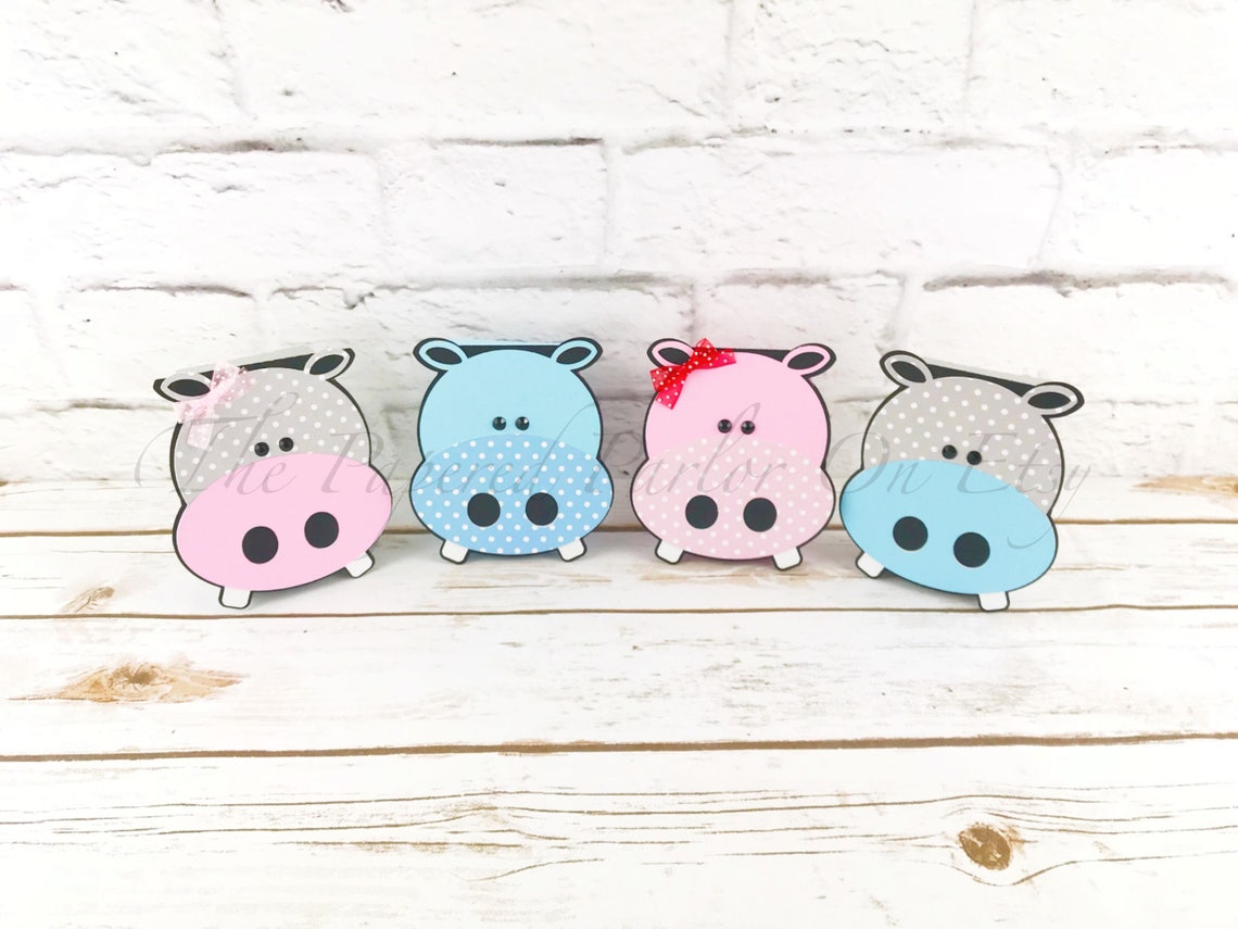 Hippo Party Bags/hippo Party Box/hippo Goody Bag/hippo Goody | Etsy