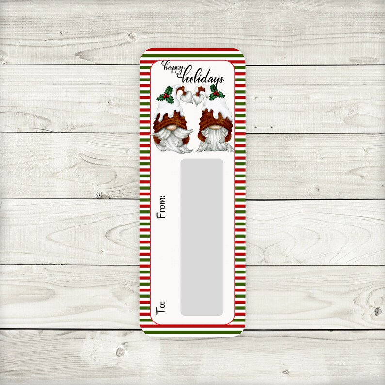 Mini Money Cards| Christmas Pudding Gnome Money Holder | Christmas ...