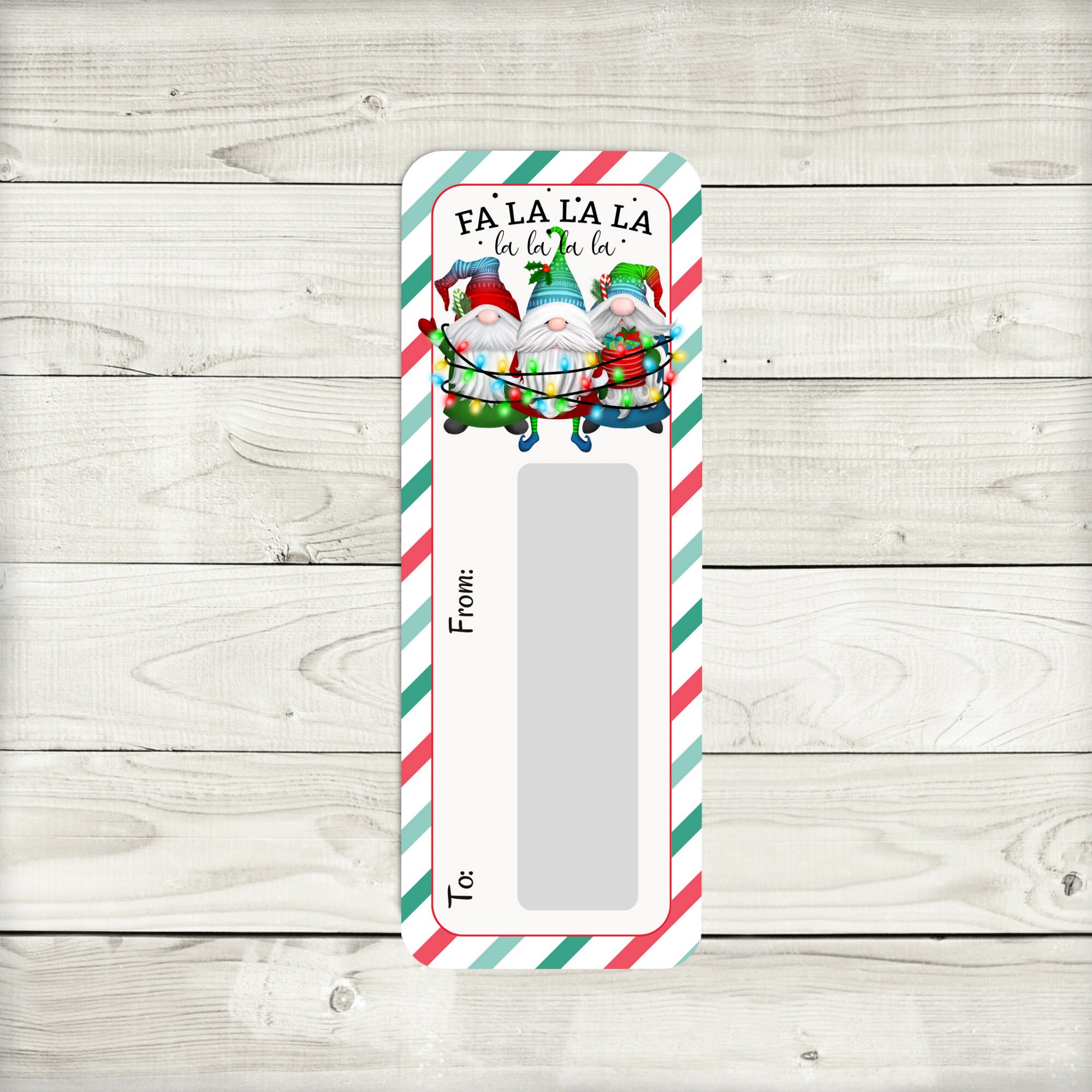 Christmas Gnome Money Card Holder: Holiday Cash Gift, Christmas Lit ...