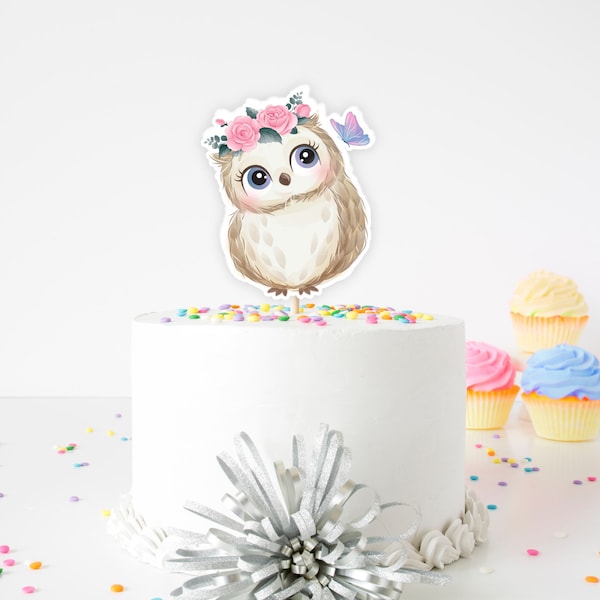 Owl Cake Topper - Etsy