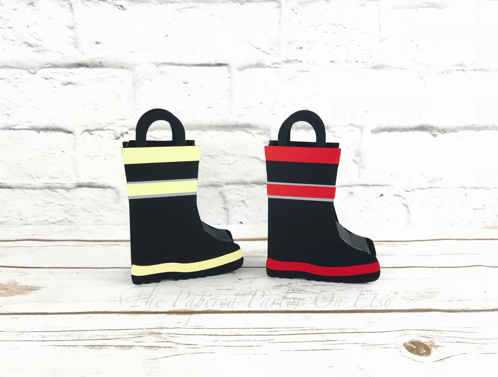 Fireman Party Box/firefighter Party Bag/fireman Birthday - Etsy