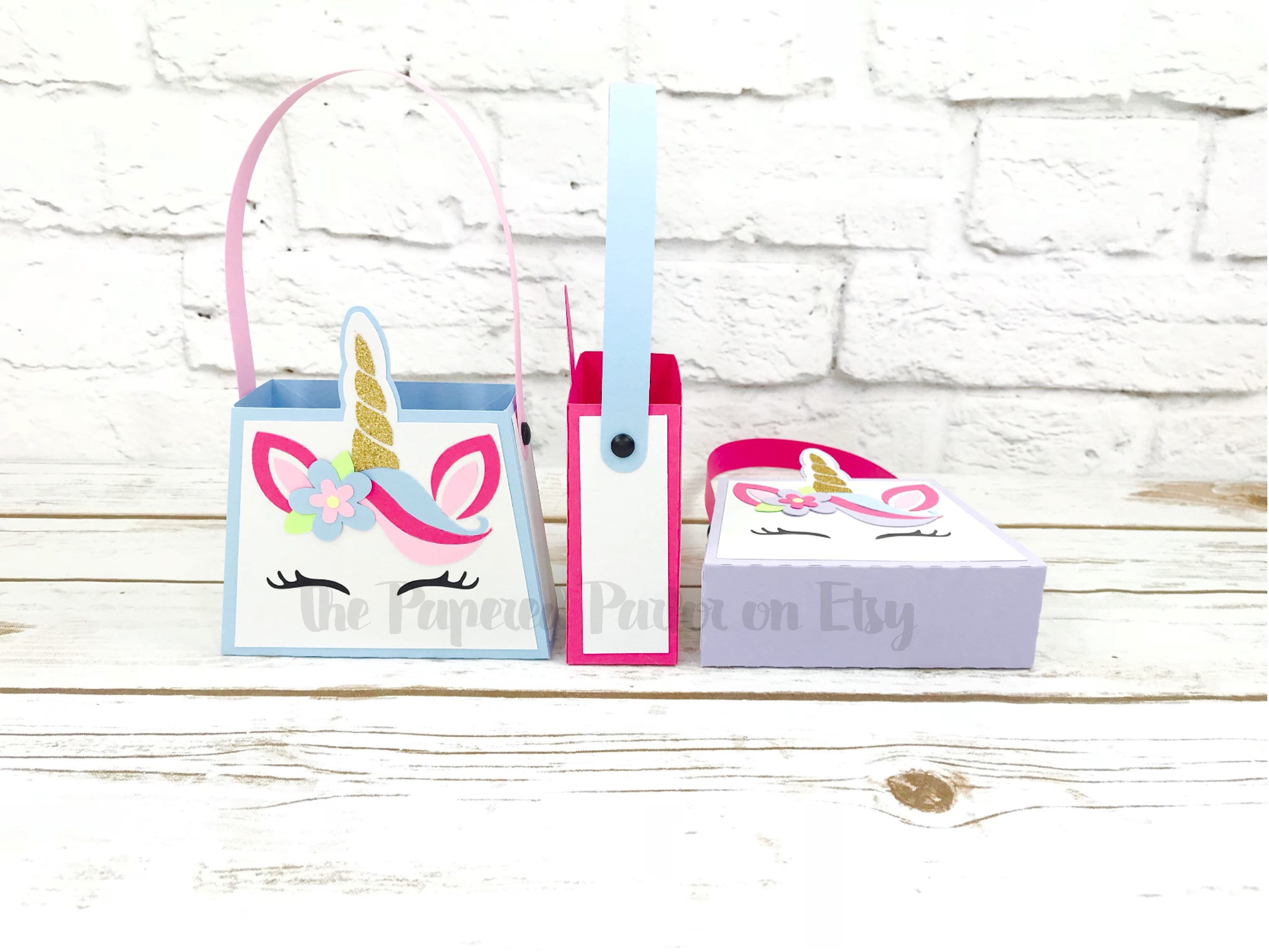 Unicorn Birthday Party Box/unicorn Party Box/unicorn Goody - Etsy