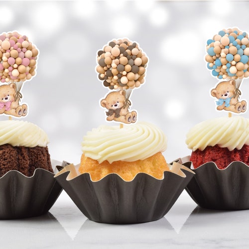 Oh Baby We Can Bearly Wait Baby Shower Cupcake Topper set of - Etsy Oh Baby We Can Bearly Wait Baby Shower Cupcake Topper set of - Etsy