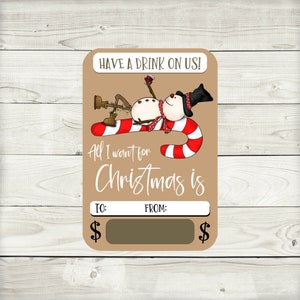 Funny Snowman Christmas Cash Money Holders Edition 2 - Etsy