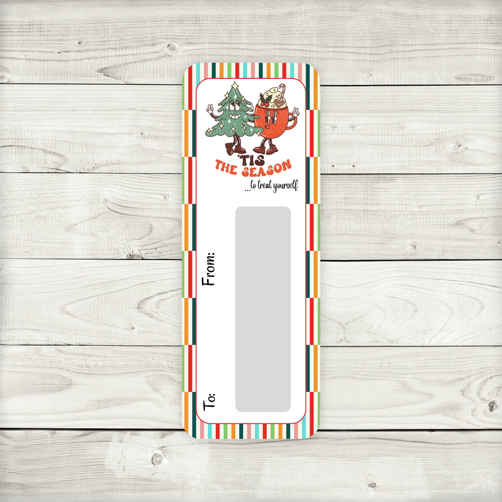 Mini Money Cards | Retro Christmas Cash Holder - Etsy