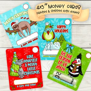 Funny Christmas Cash Holiday Money Card Holders - Etsy