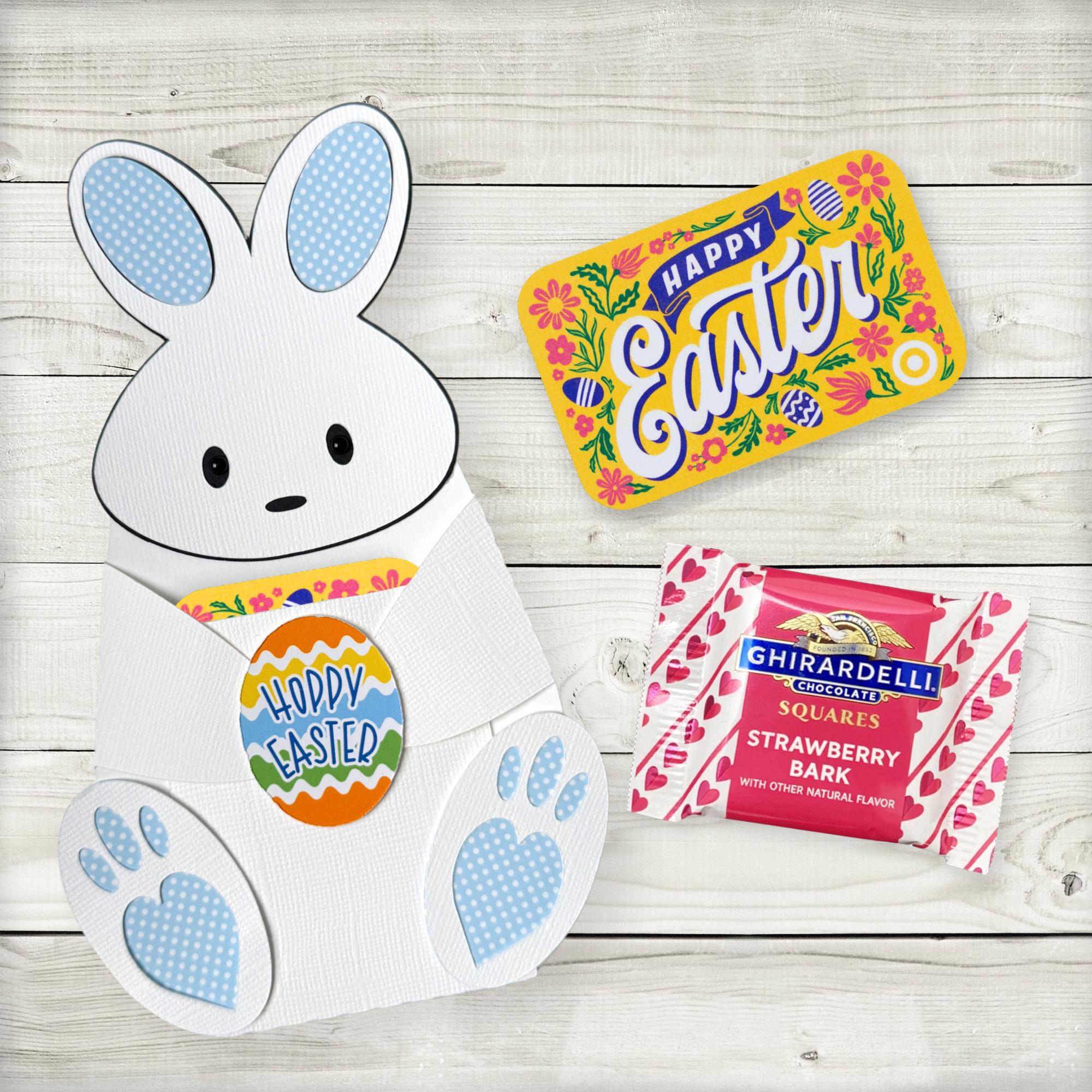 Personalized Easter Bunny Gift Card Holder: Easter Basket Stuffer - Etsy