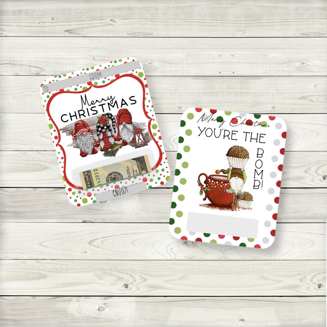 Gnome Christmas Cash Money Gift|christmas Cash Card|christmas Money ...
