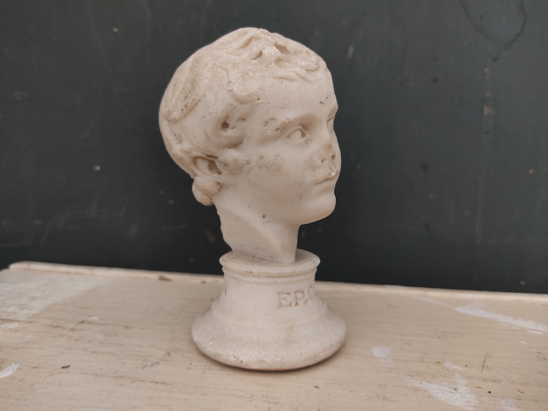 Vintage Bust Head on Base EROS From Ephesus Türkiye 10 Cm Brocante ...