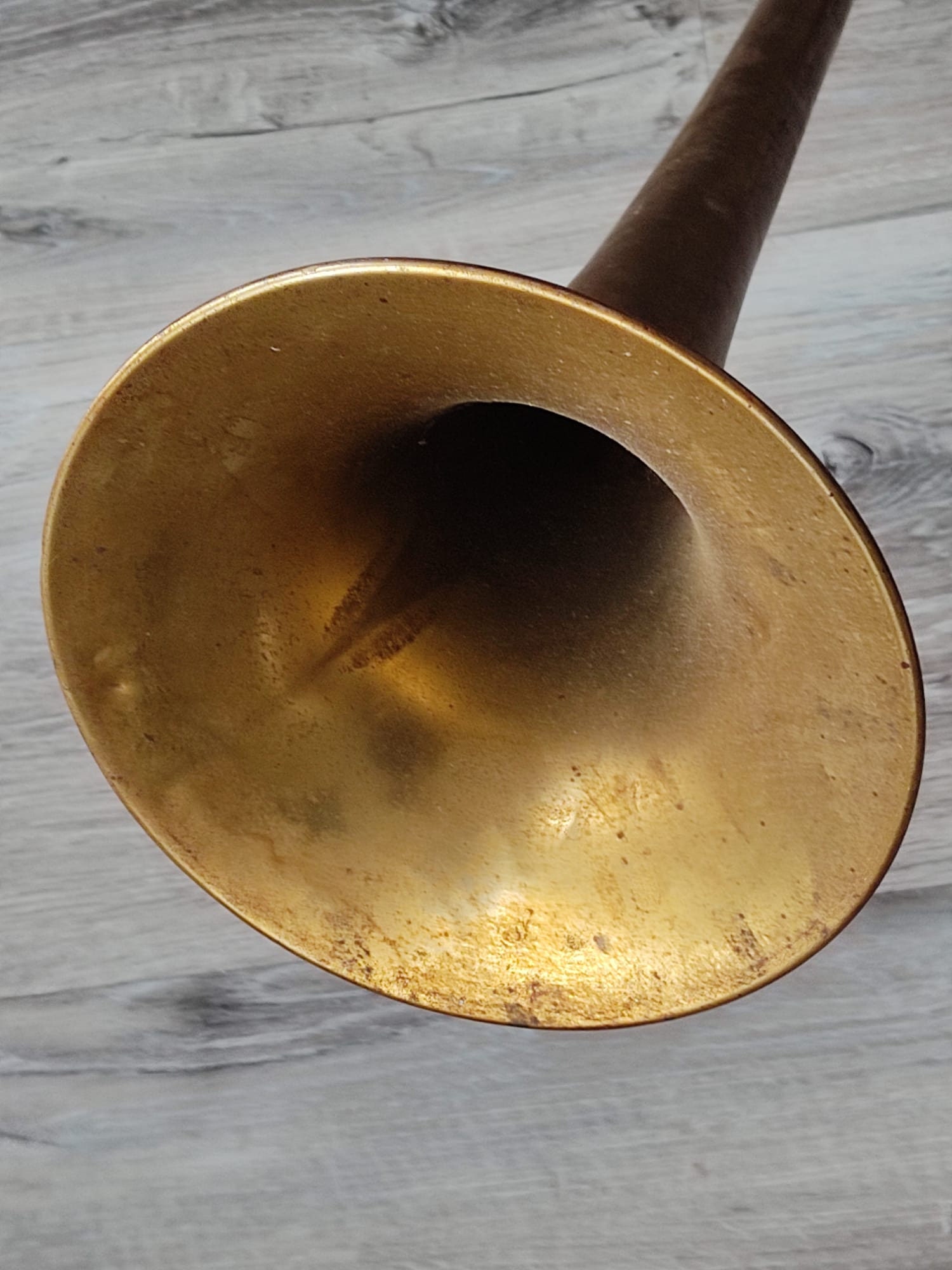 Vintage Trumpet Belgium Th Van Sas Turnhout Damaged Wind Instrument ...
