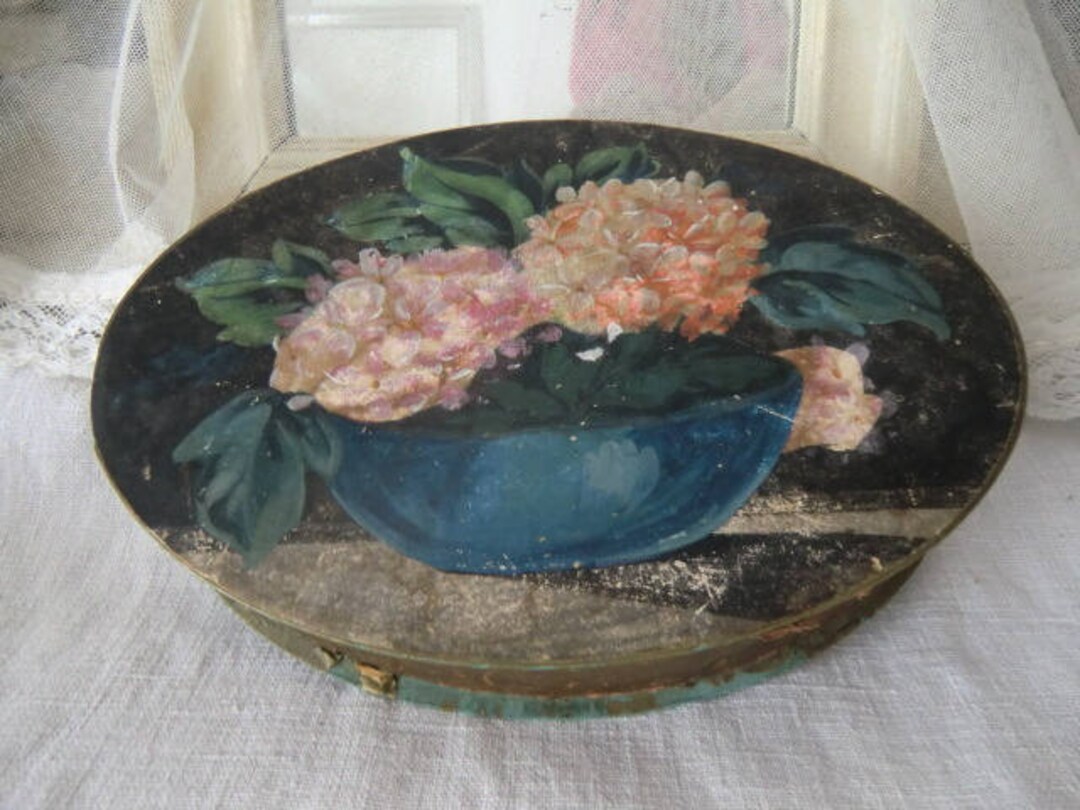 Old Chocolate Box Box Cardboard Box France Vintage Shabby Francais - Etsy