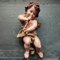 Vintage Wax Angel Wall Hanger by Emmerz, Bavaria - Etsy