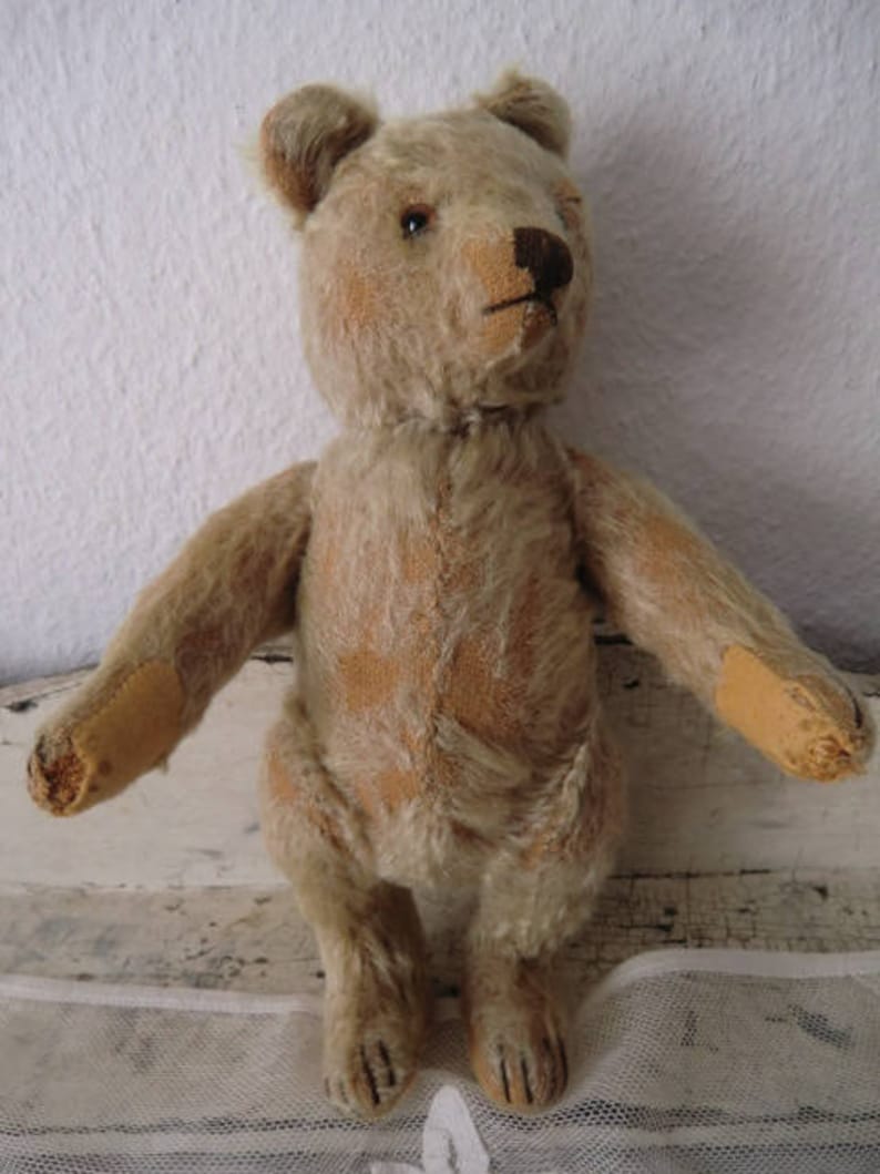 Antique Teddy Bear Vintage Old German Steiff Bear Mohair Fur - Etsy