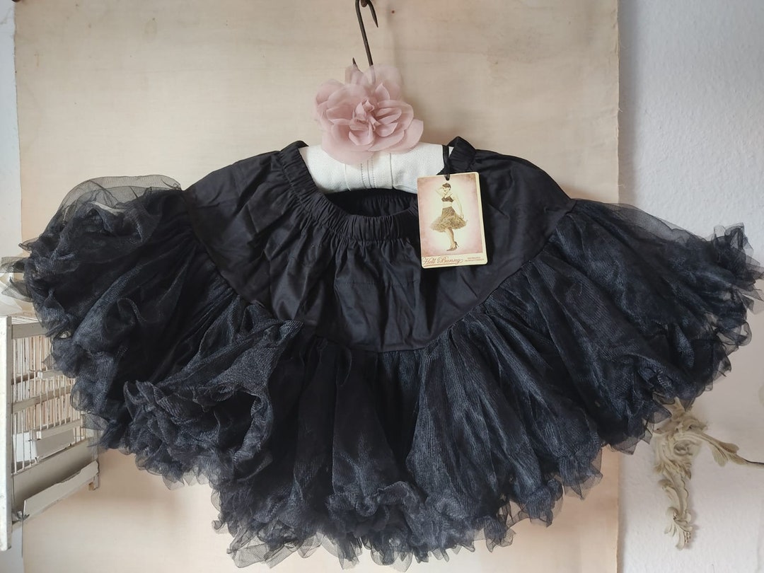 Hell Bunny Petticoat Black Skirt Short Tutu 50s Skirt Pin up Rockabilly ...