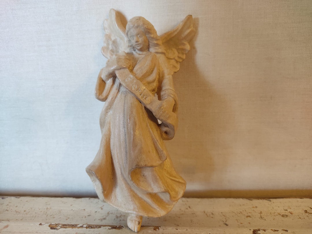Nativity Angel Annunciation Angel Gabriel Angel Wooden Figure - Etsy