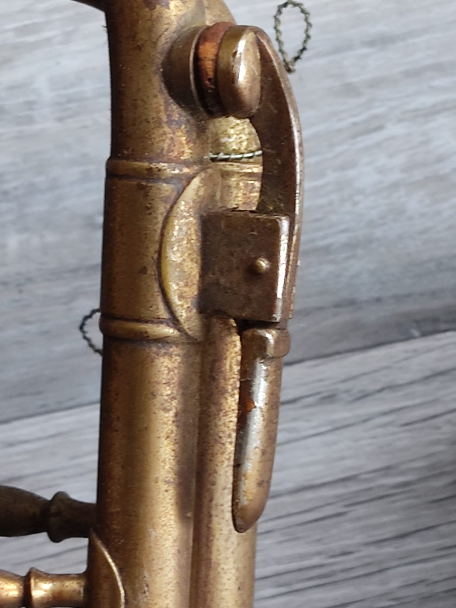 Vintage Trumpet Belgium Th Van Sas Turnhout Damaged Wind Instrument ...