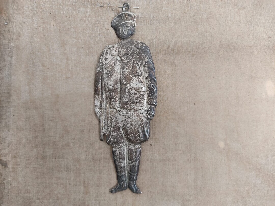 ANTIQUE Ex Voto Votive Offering Soldier in Uniform Army Brocante ...