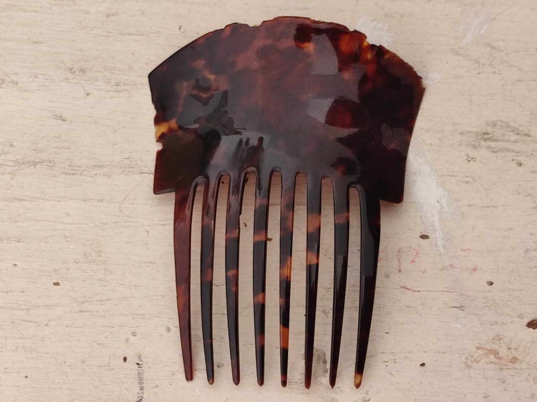 Antique Hair Comb Tortoiseshell Vintage Brocante Comb Pin Comb Boudoir ...