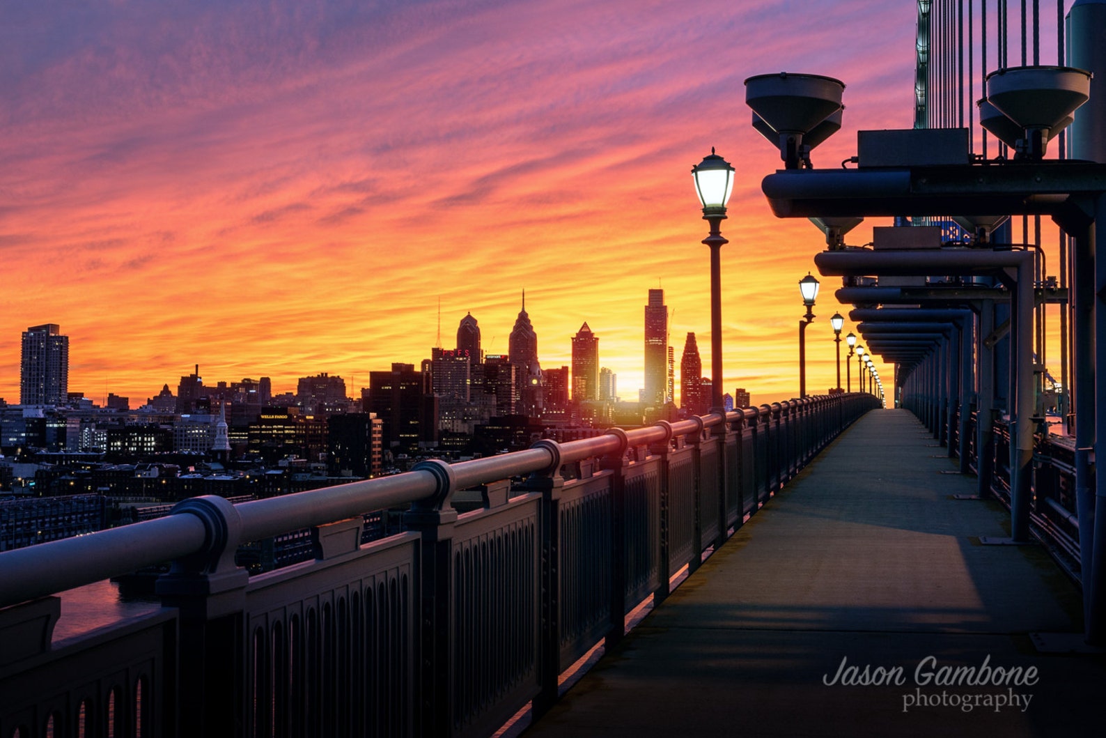 Sunset in Philadelphia Philadelphia Print Philadelphia Wall | Etsy