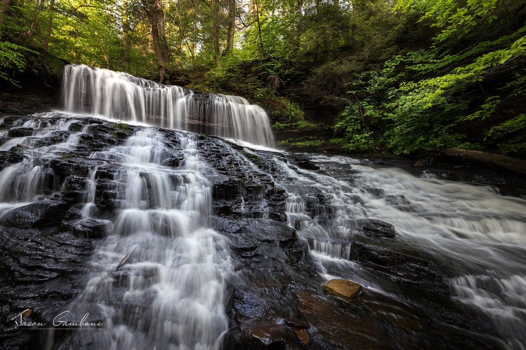 Mohawk Falls at Ricketts Glen State Park, Pennsylvania | Waterfall ...