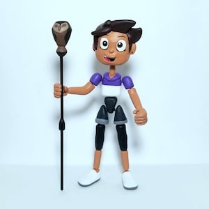 The Owl House - Handmade Custom Action Figures Luz, Amity, and King ...