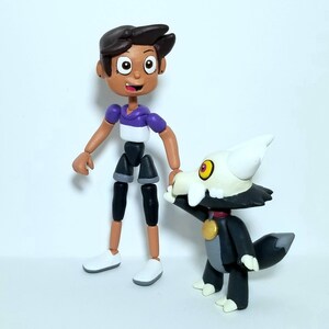 The Owl House - Handmade Custom Action Figures Luz, Amity, and King ...