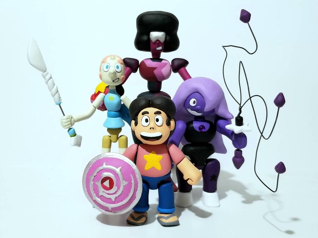 Custom Handmade Steven Universe Resin 4-pack Action Figures - Etsy