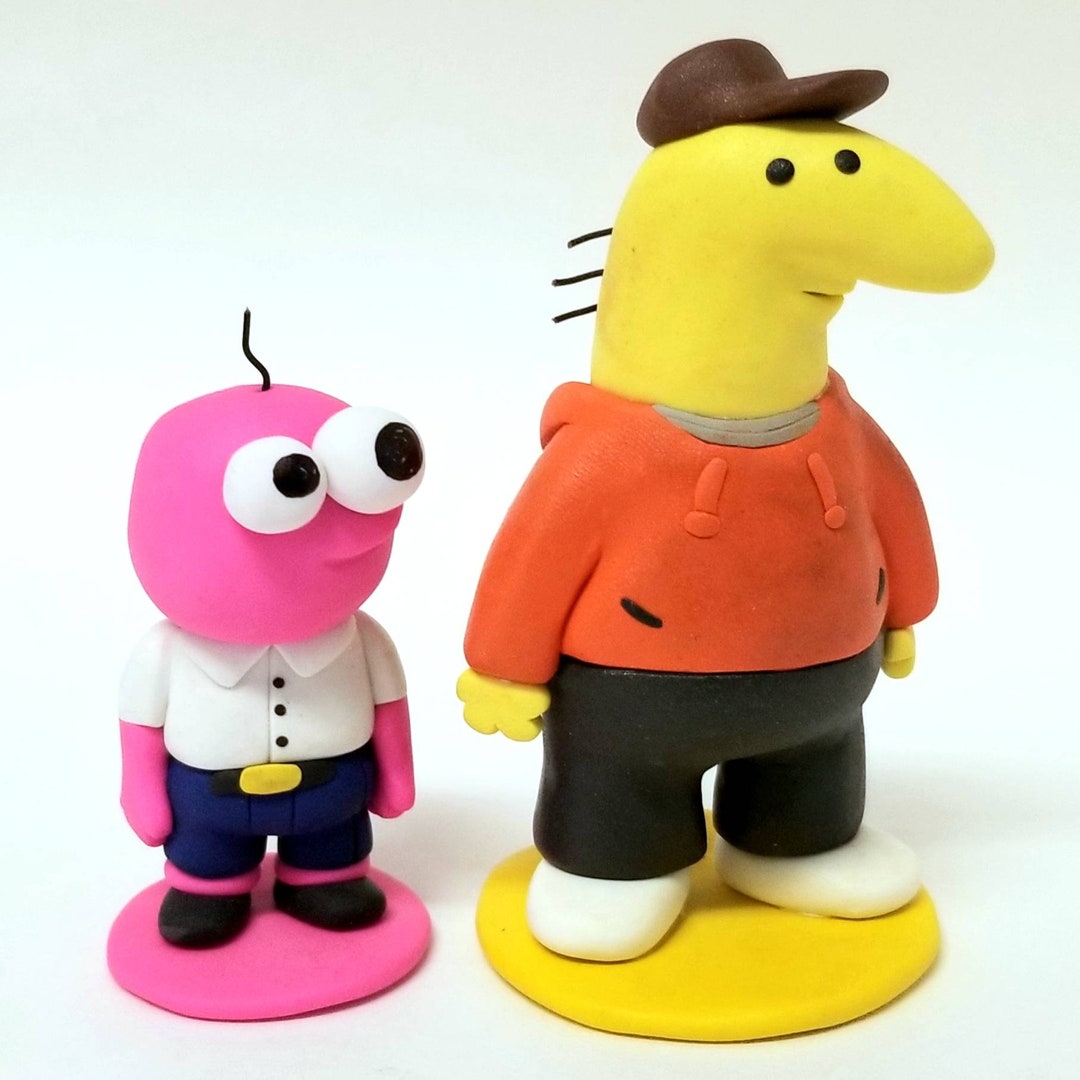 Smiling Friends - Charlie and Pim Custom Handmade Figures - Etsy