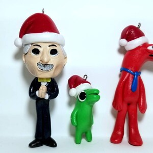 Smiling Friends - Christmas Cheer Custom Handmade Polymer Ornaments - Etsy