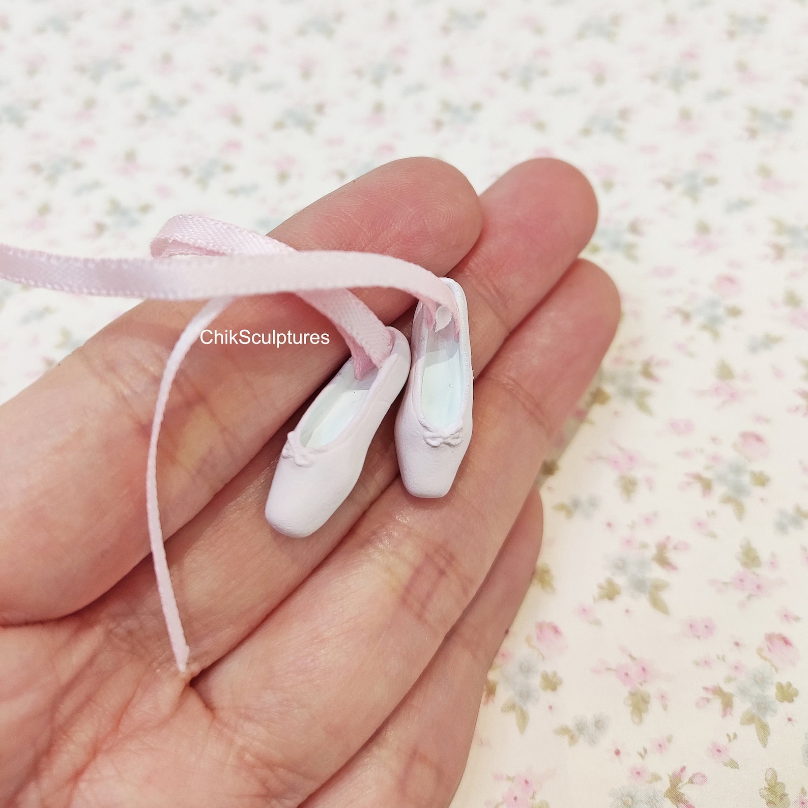 Miniature Ballet Shoes Scale 1:12 Doll House | Etsy