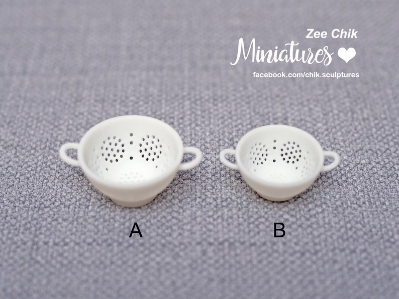 Miniature Colander / Strainer Scale 1:12 Doll House - Etsy